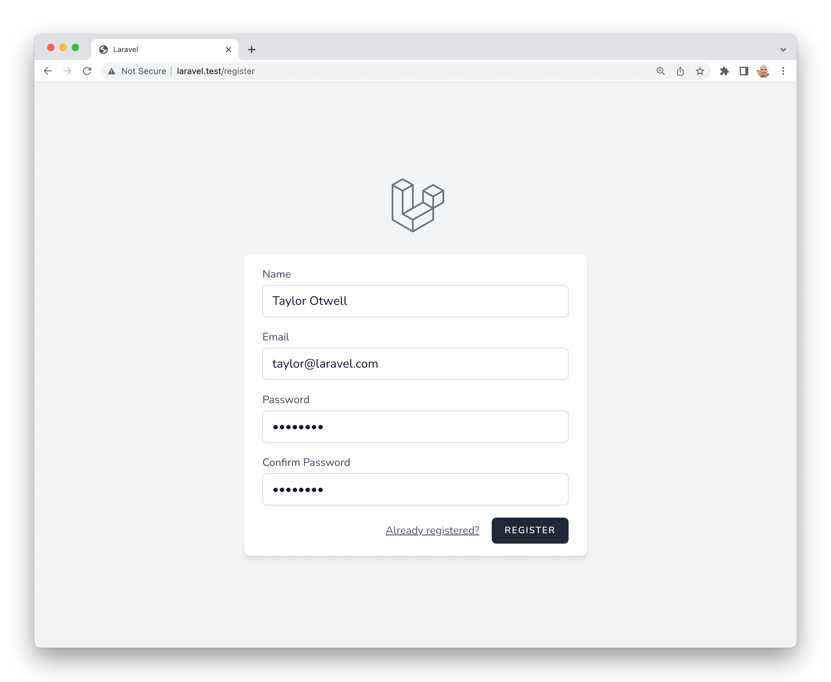 Starter Kits Laravel Web PHP 